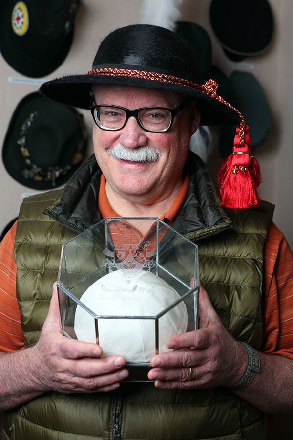 Man of many hats