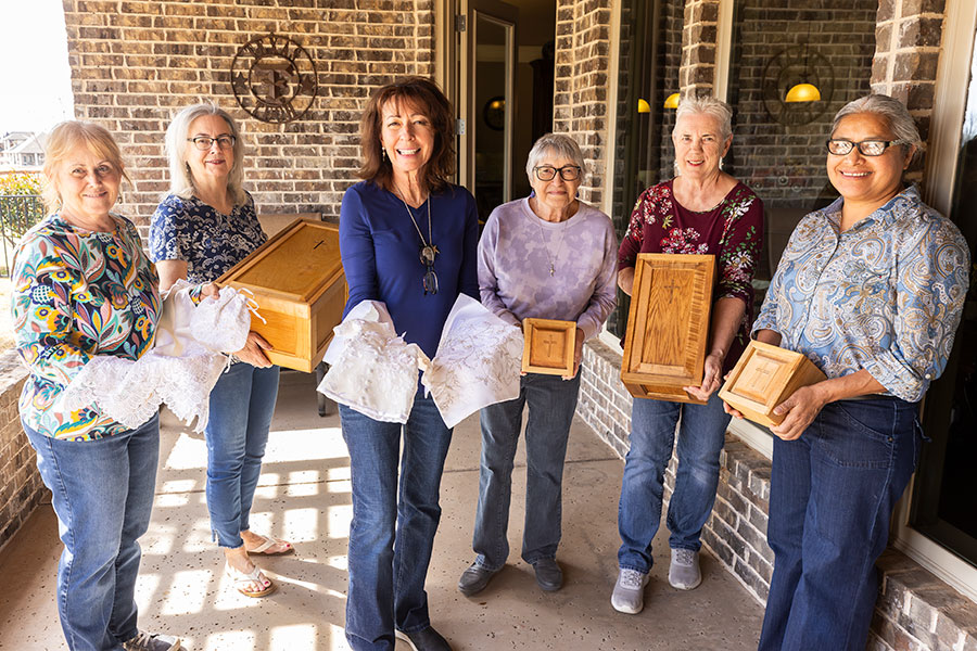 Crafted with care - gift of casket, burial garments helps families cope ...