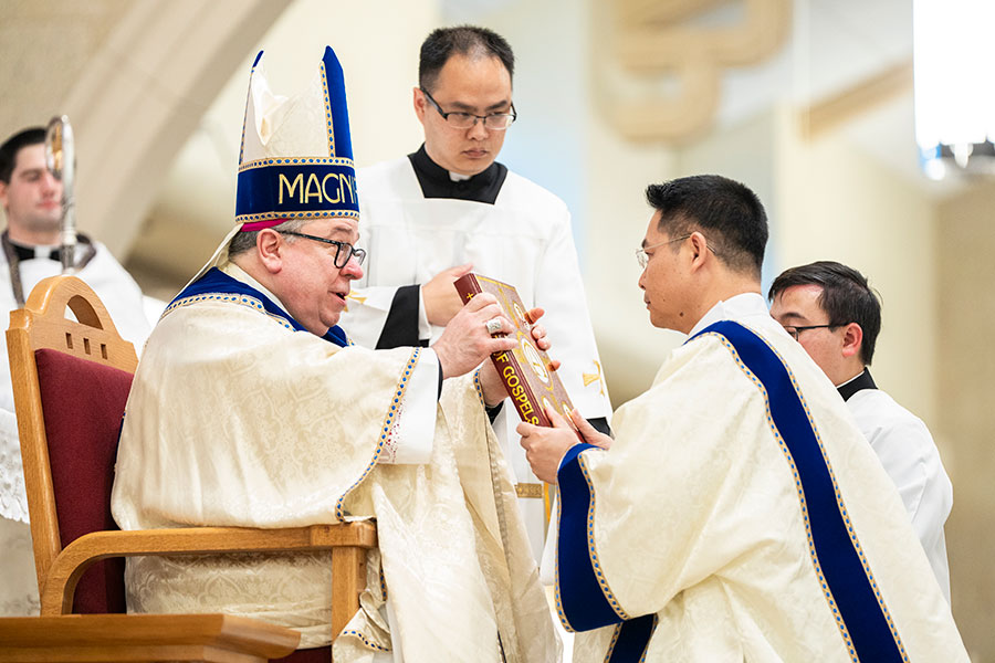 Models in adversity: Ordination of three permanent deacons
