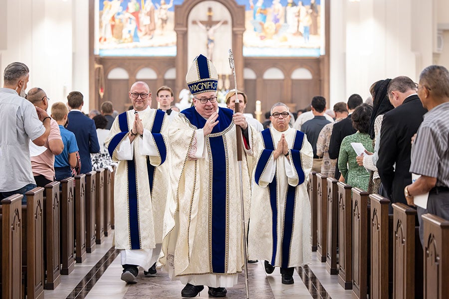 Seven deacons ordained to the permanent diaconate
